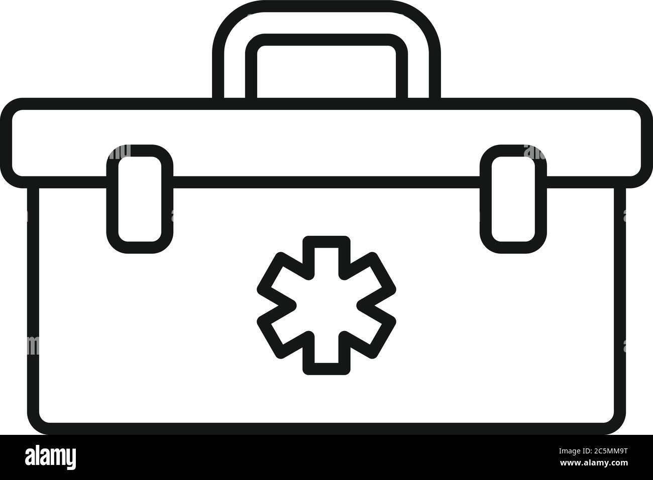 First aid kit box icon. Outline first aid kit box vector icon for web ...