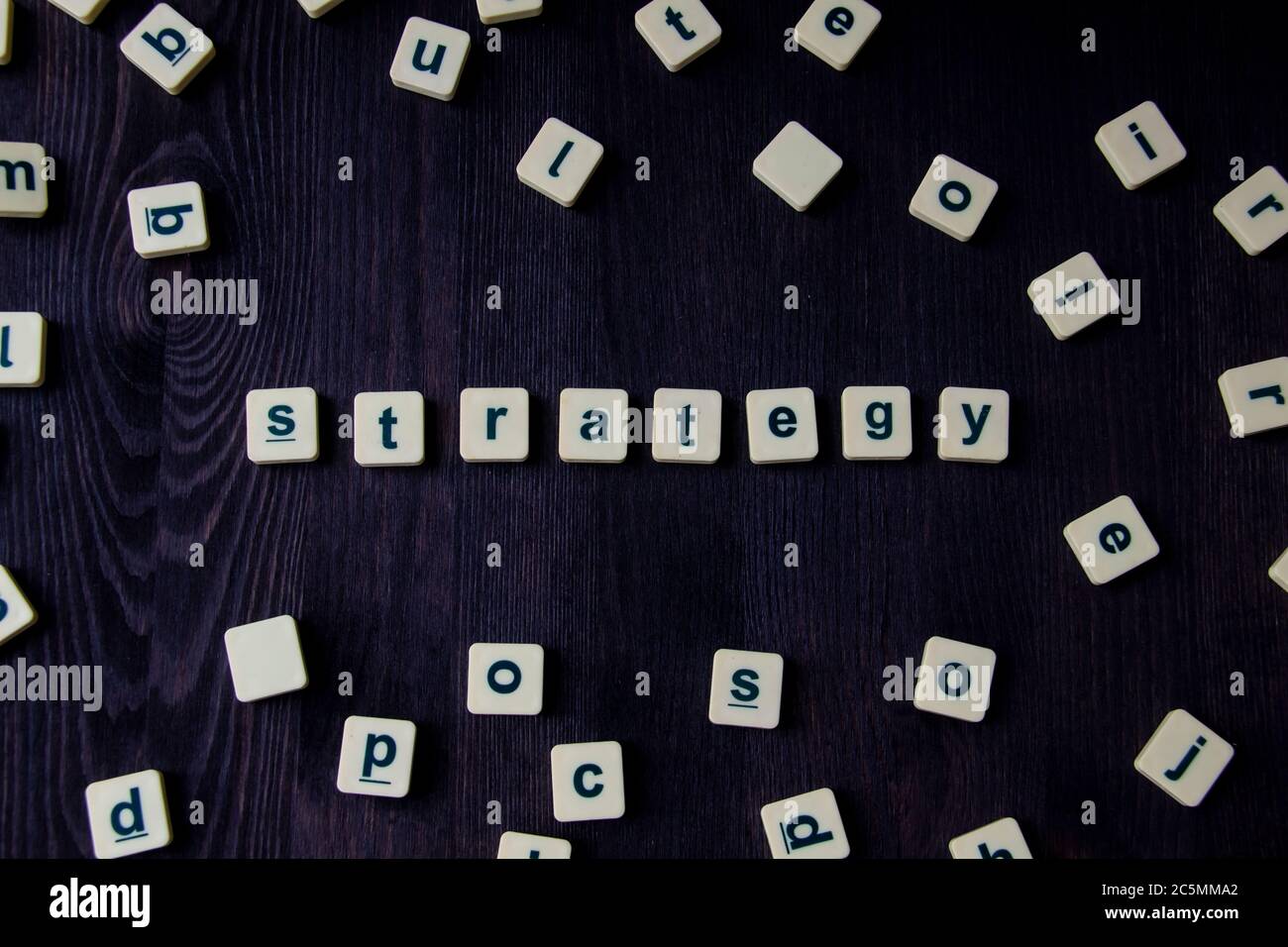 Word or phrase STRATEGY made with letters, great image for your design ...