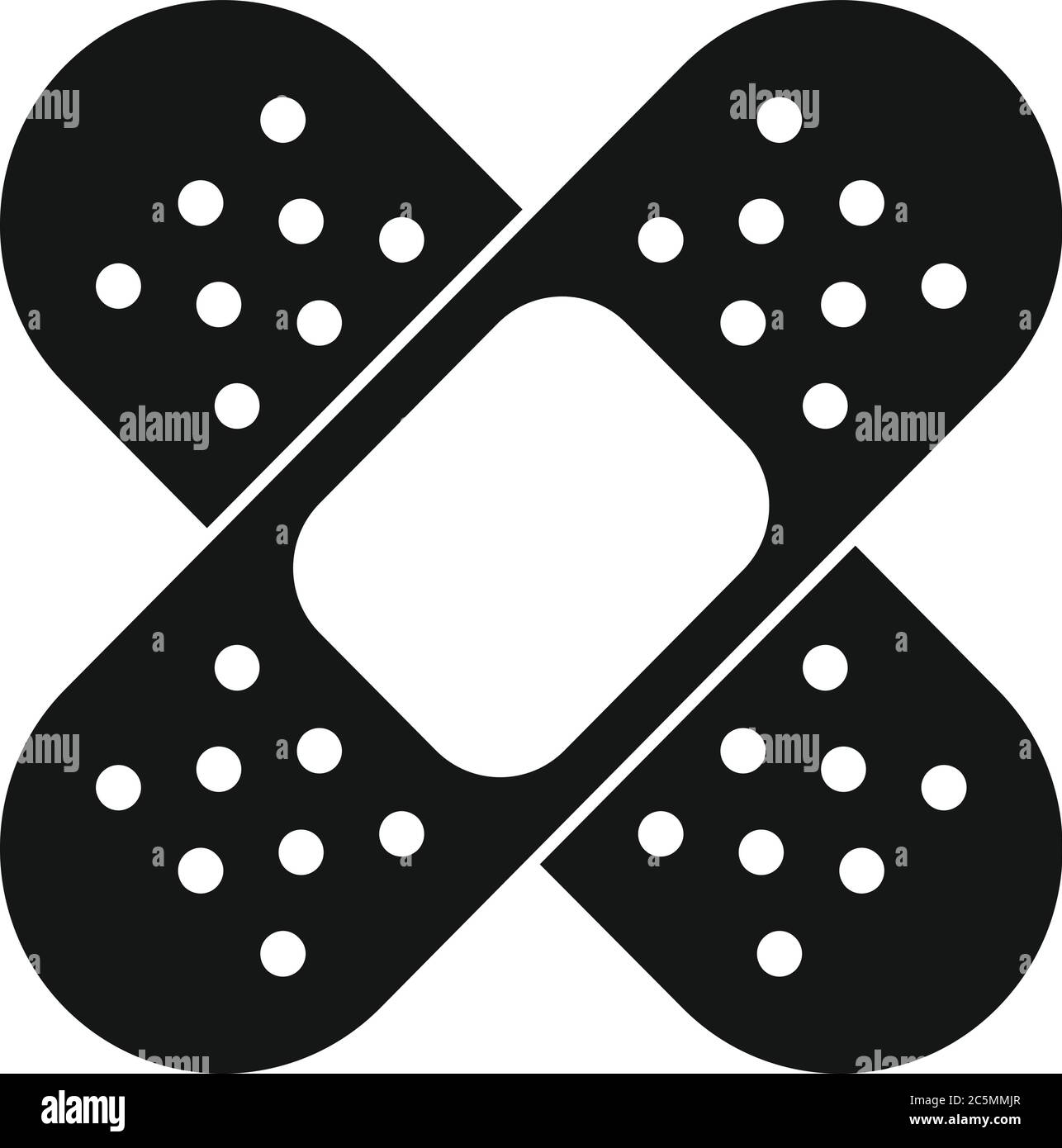 Medical plaster icon. Simple illustration of medical plaster vector ...