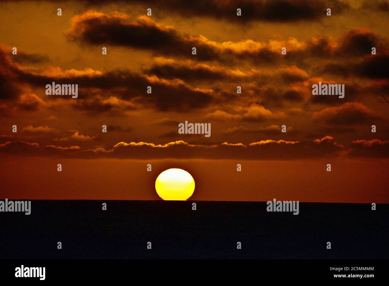 Sunrise over the Ocean Stock Photo - Alamy
