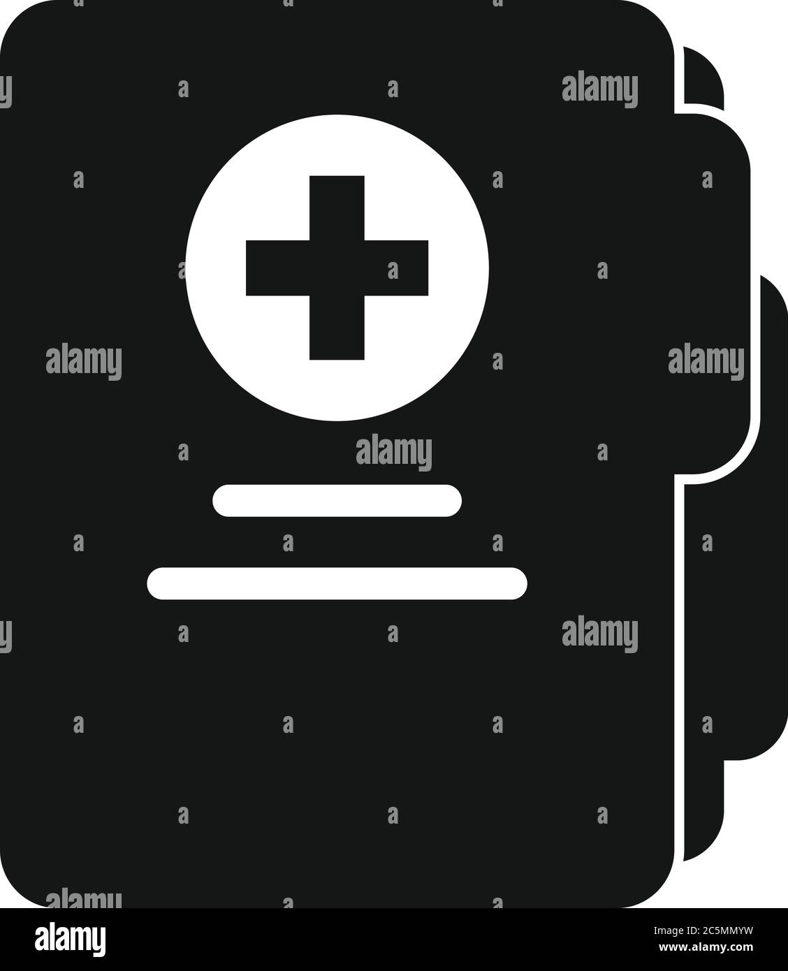 Medical folder icon. Simple illustration of medical folder vector icon ... Medical folder icon. Simple illustration of medical folder vector icon ...