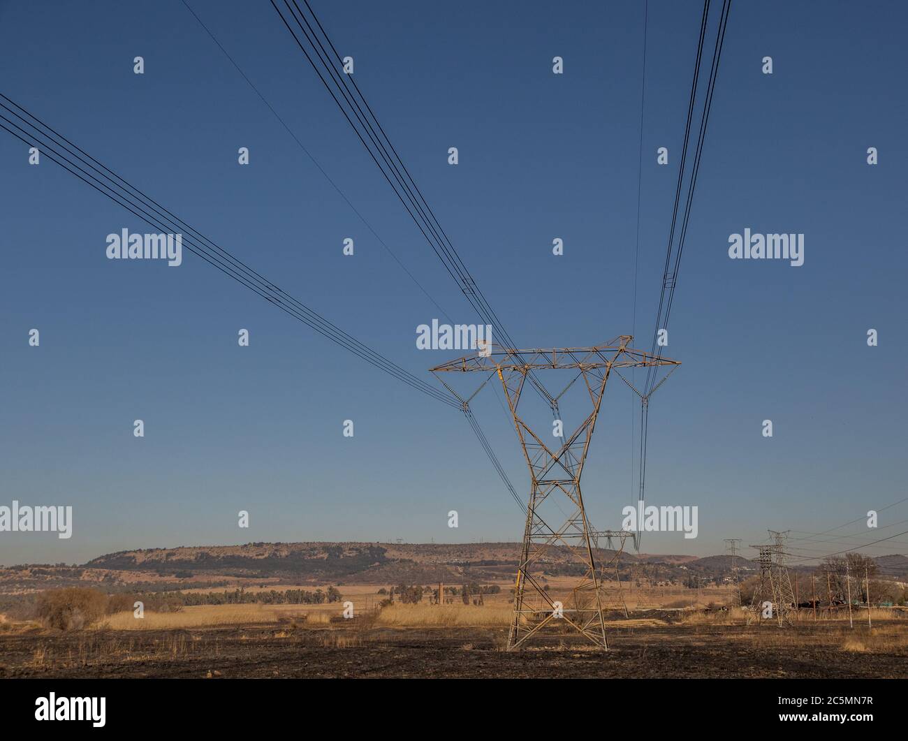 Eskom pylons hi-res stock photography and images - Alamy
