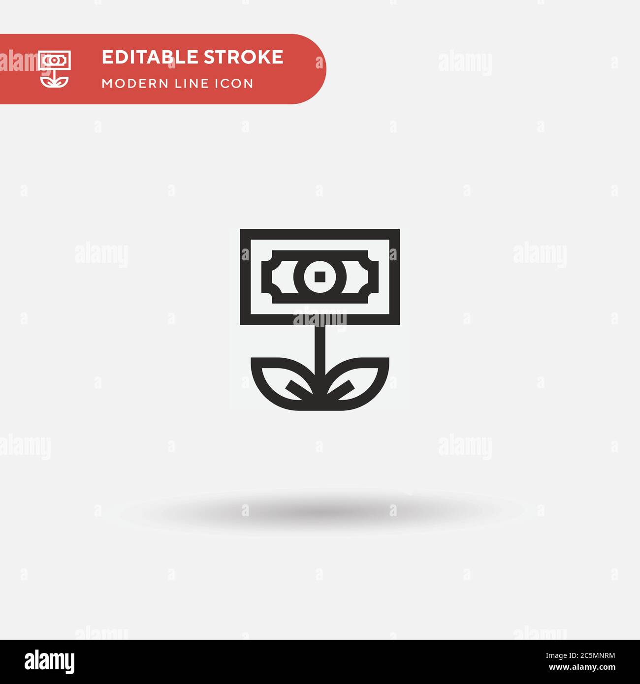 Money Simple vector icon. Illustration symbol design template for web ...