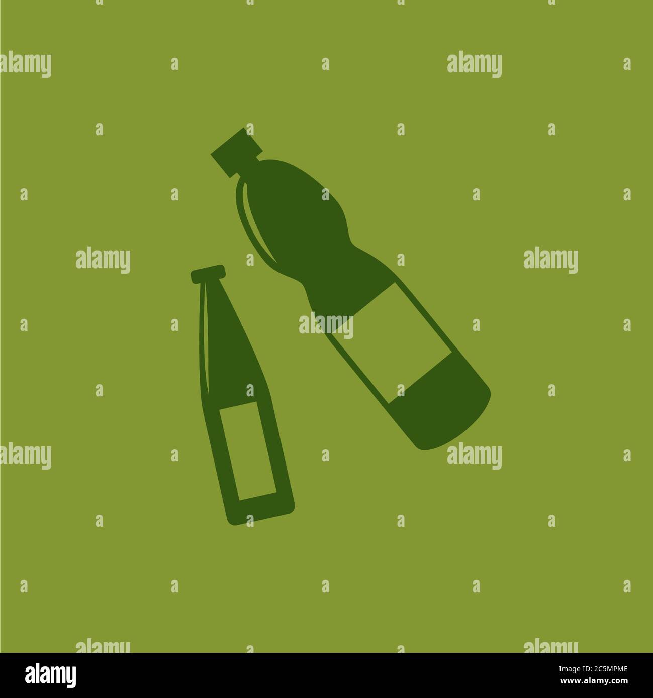 Plastic bottles vector isolated icons set Stock Vector Image & Art - Alamy