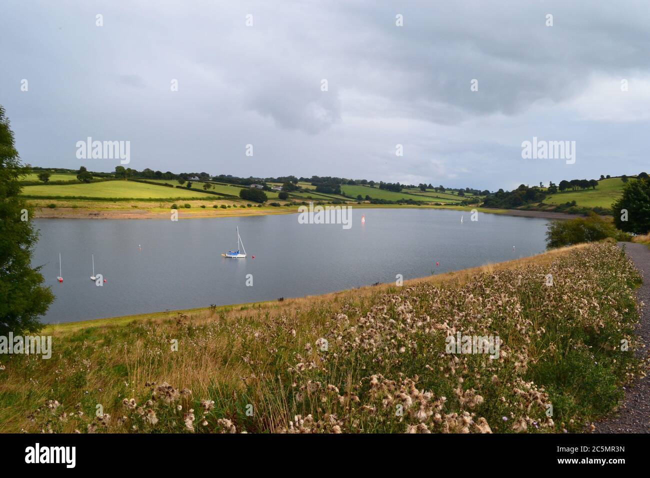 View across Wimbleball Lake, Exmoor, Devon, UK Stock Photo - Alamy