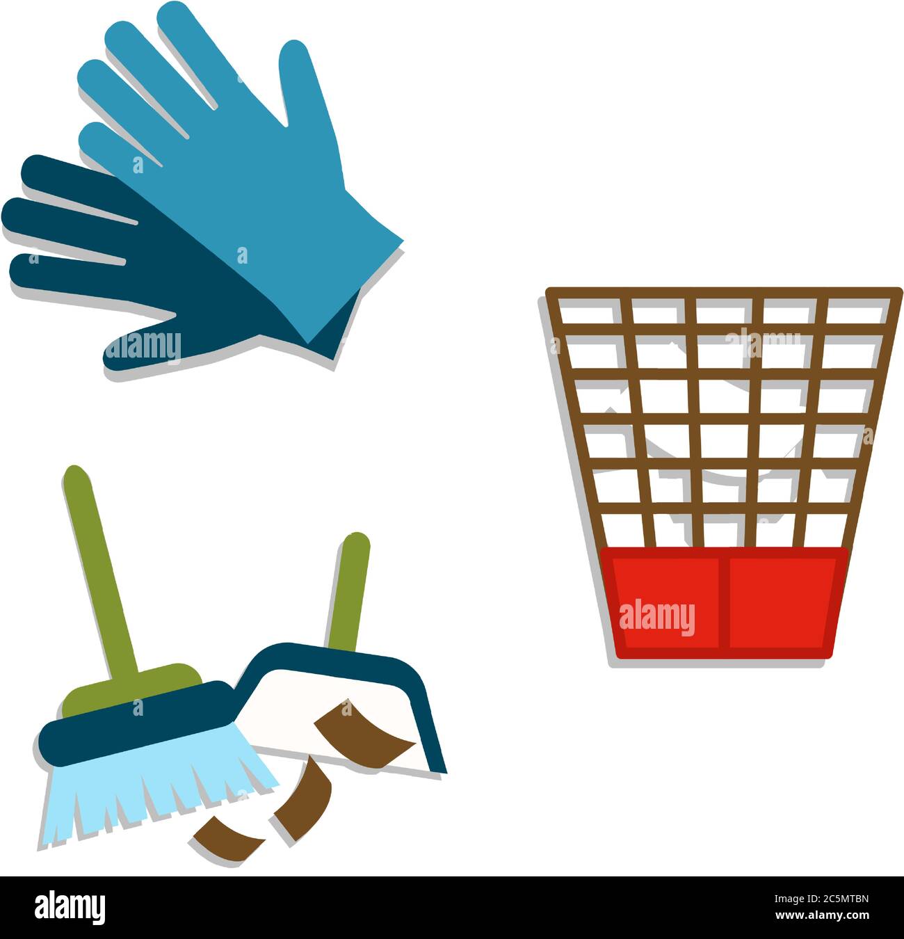 Home cleaning detergent tools Cut Out Stock Images & Pictures - Alamy