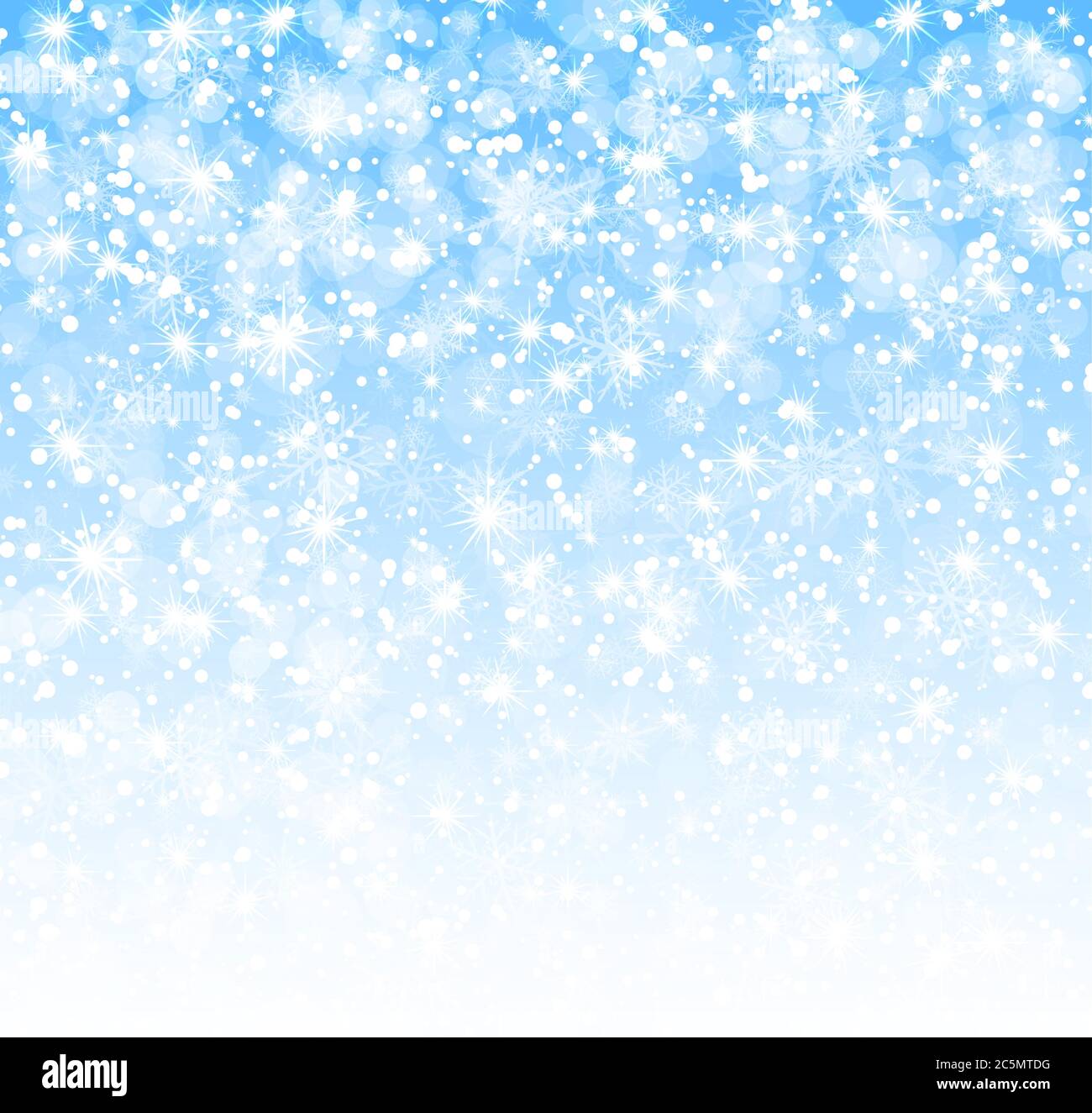 Winter background with snowflakes vector Stock Vector Image & Art - Alamy