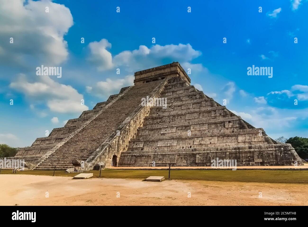 Temple of Kukulcan also known as El Castillo is a step pyramid at ...