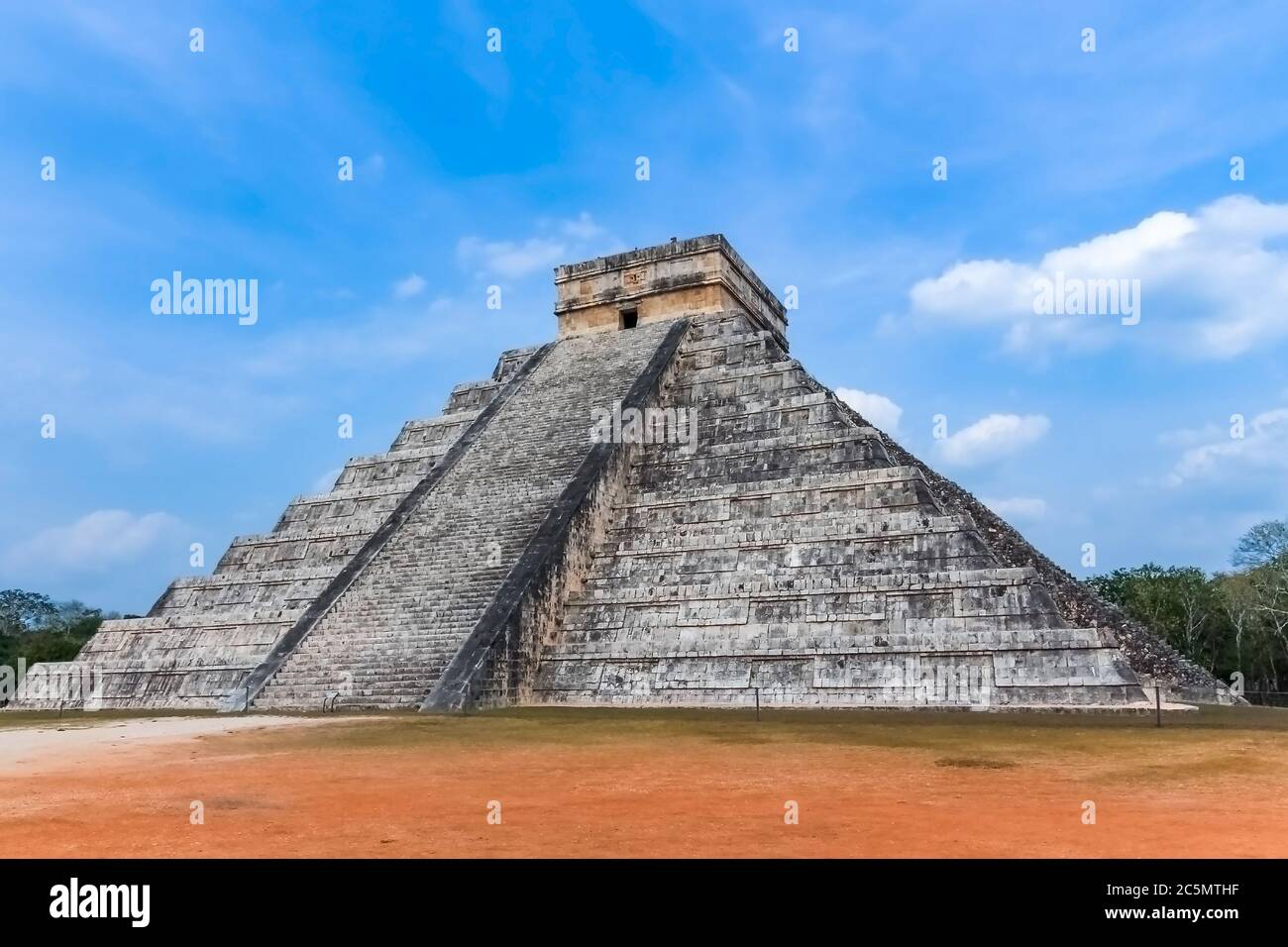 Temple of Kukulcan also known as El Castillo is a step pyramid at ...