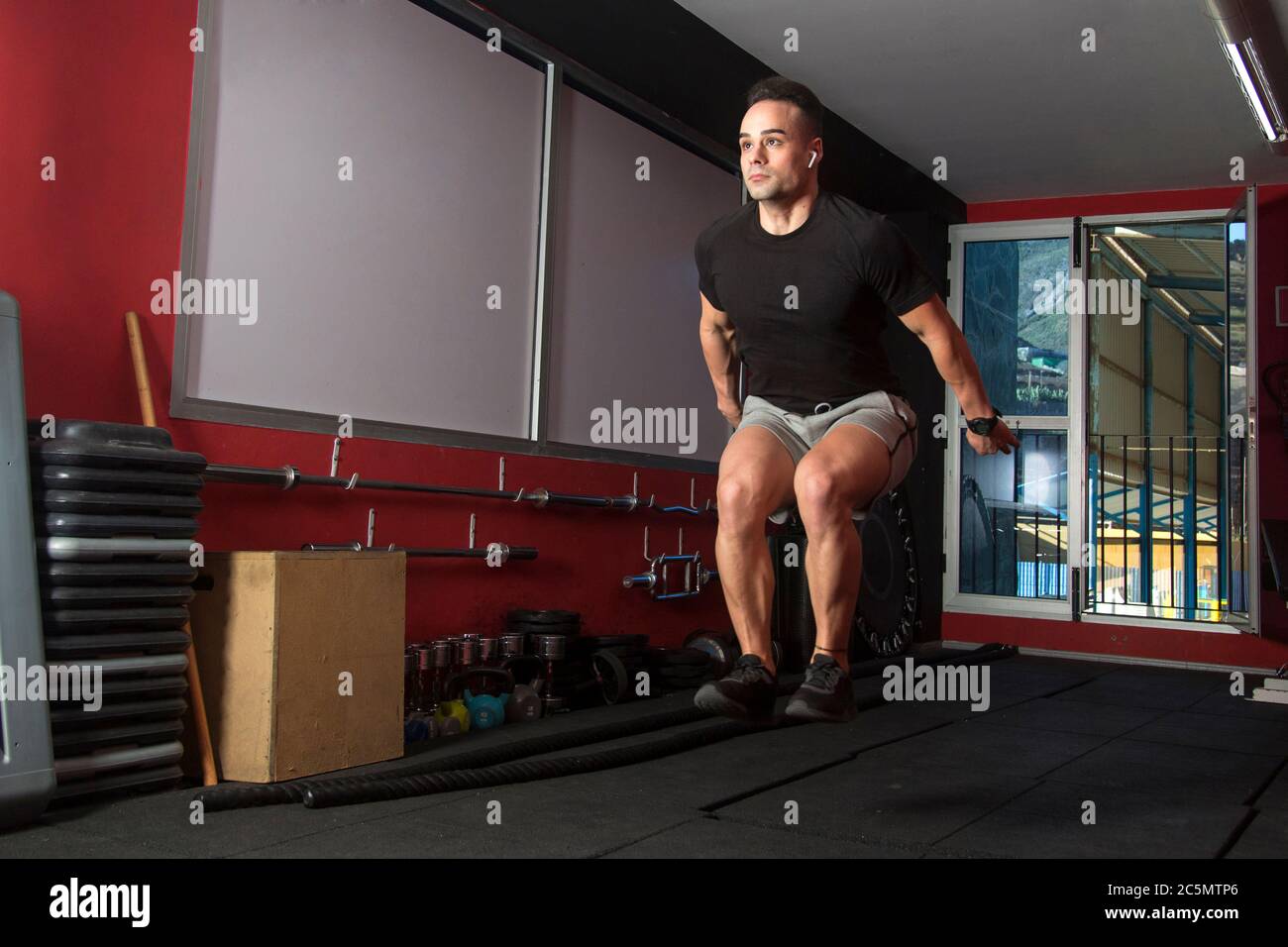 Inside gym hi-res stock photography and images - Alamy