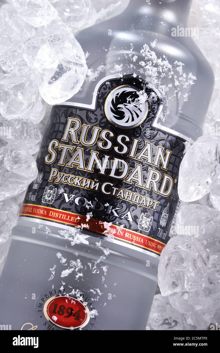 Russian standard bottle hi-res stock photography and images - Alamy