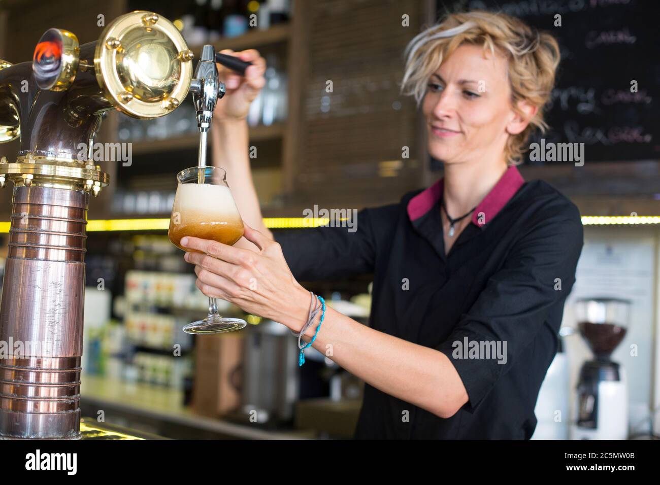 German blond woman portrait hi-res stock photography and images - Alamy