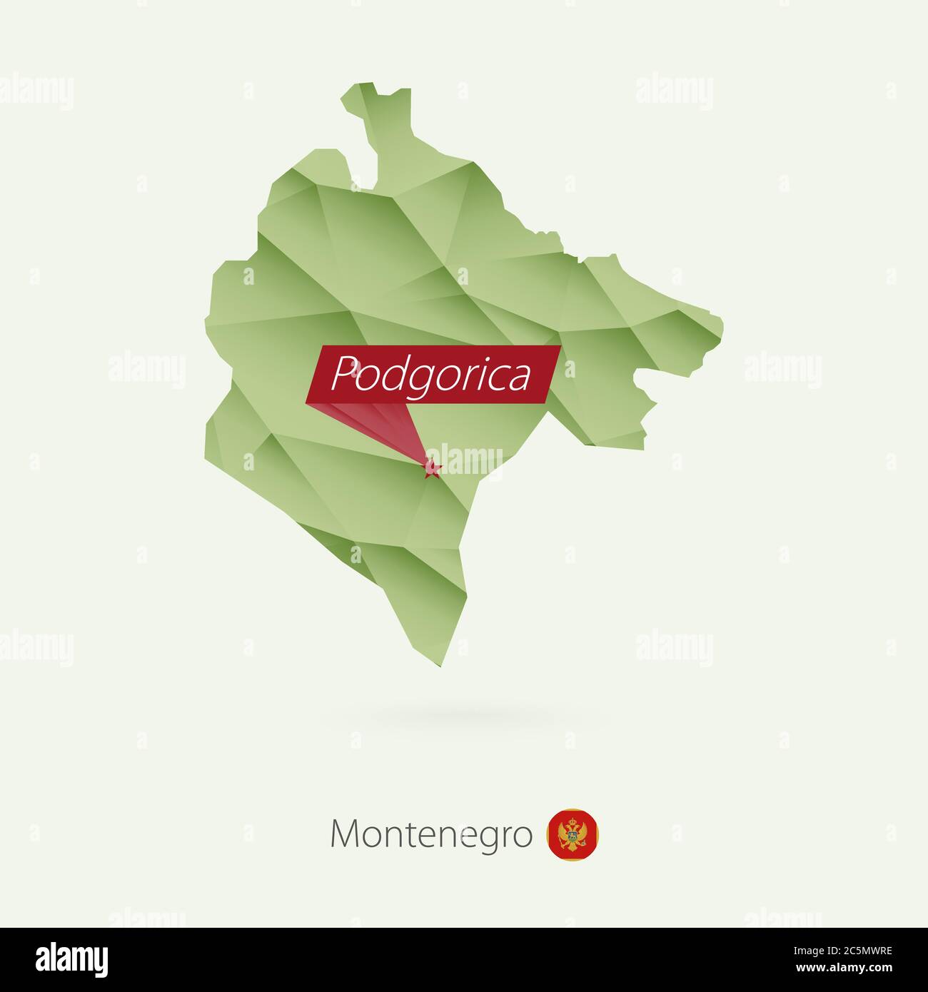 Podgorica map hi-res stock photography and images - Alamy