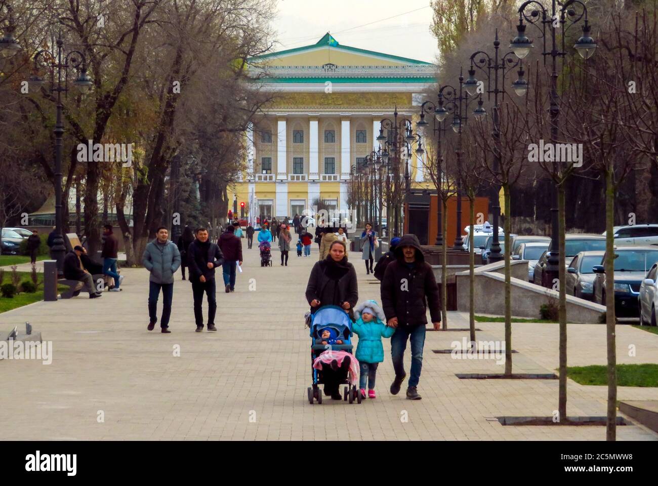 Panfilov promenade hi-res stock photography and images - Alamy
