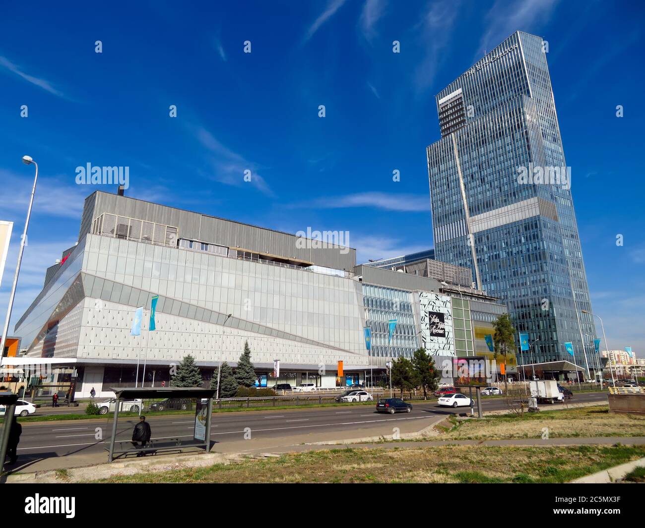 Almaty, Kazakhstan - November 9, 2017: The Ritz-Carlton Hotel and ...