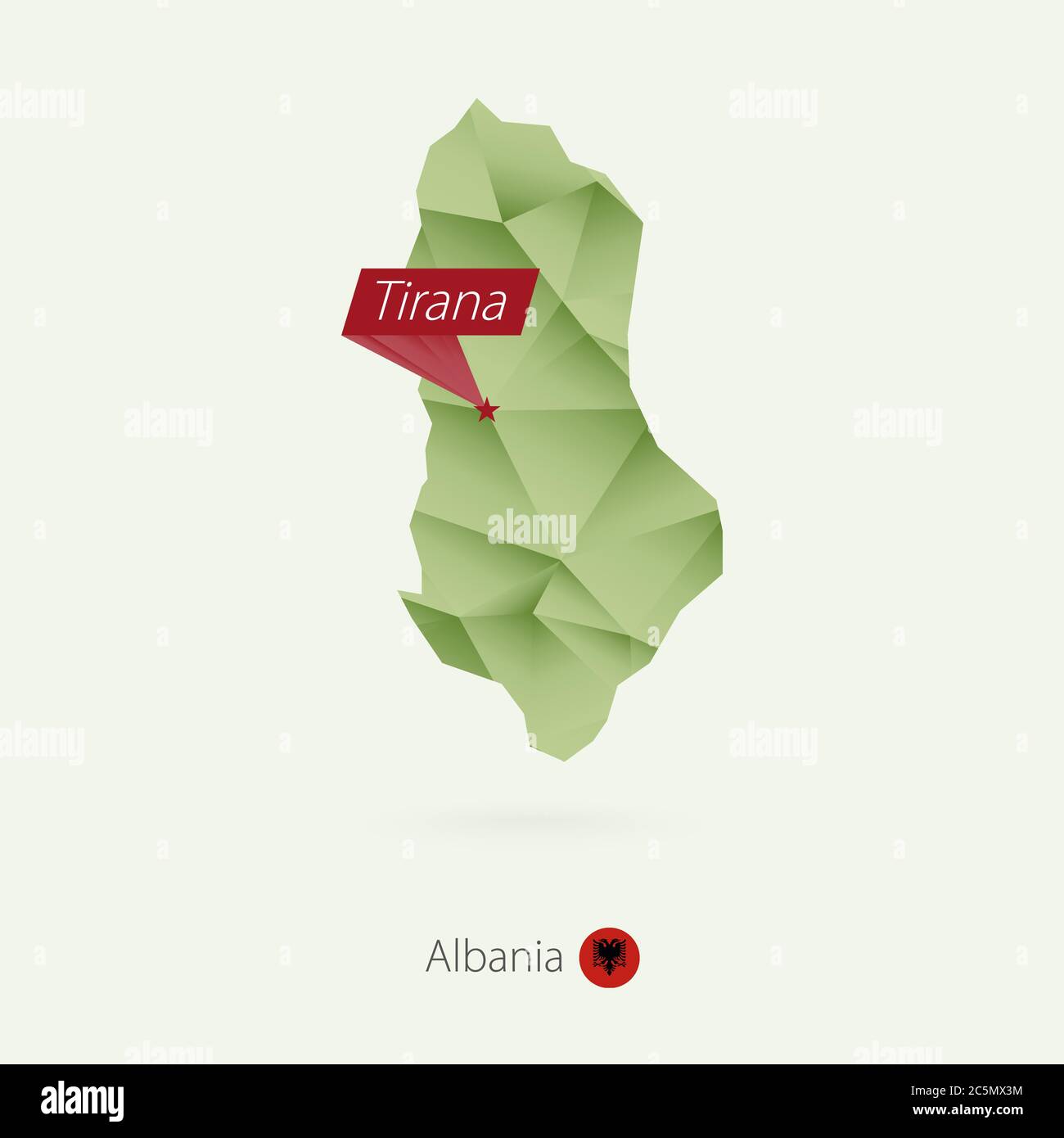 Tirana map Stock Vector Images - Alamy