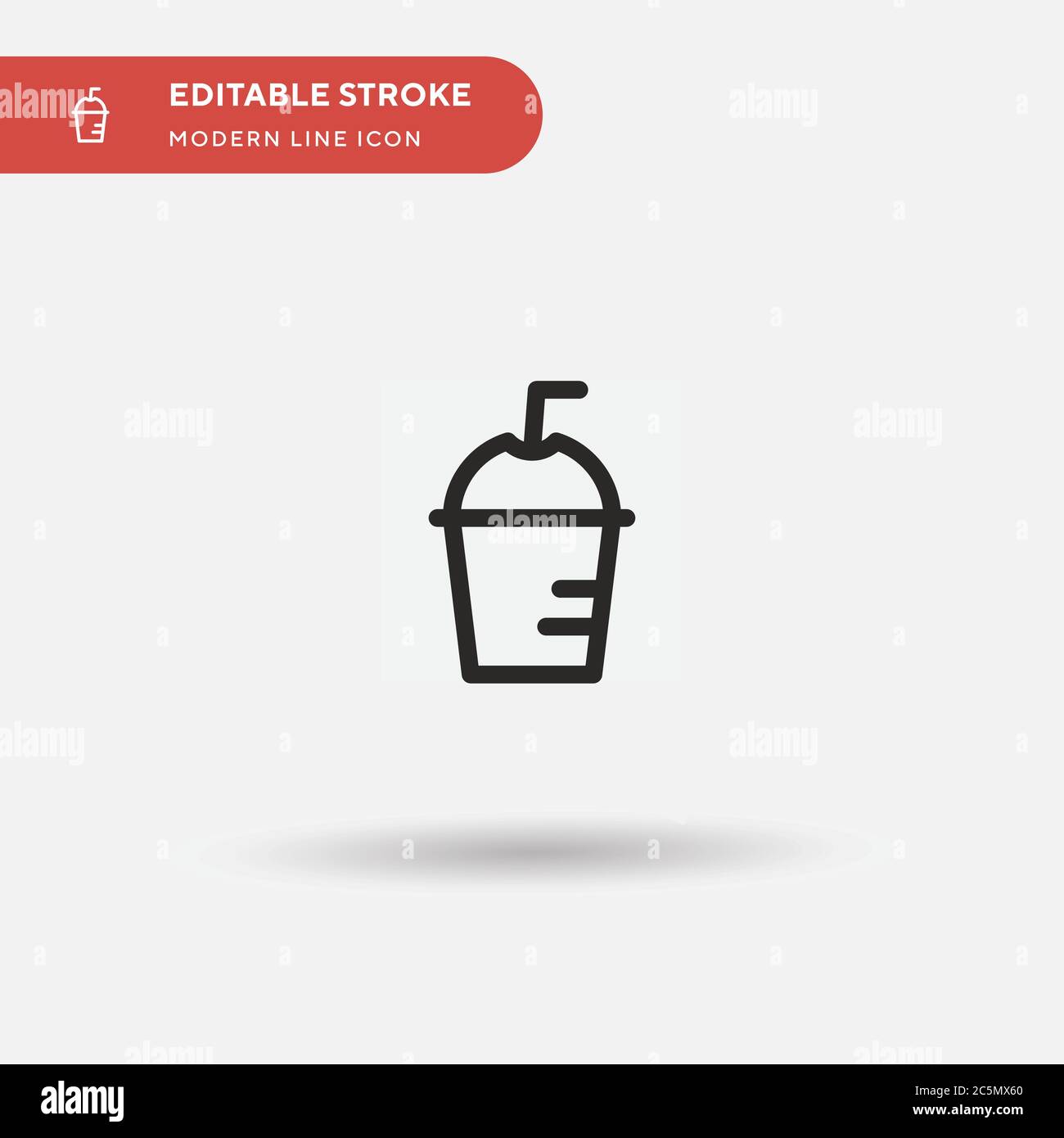 Frappe Simple vector icon. Illustration symbol design template for web ...
