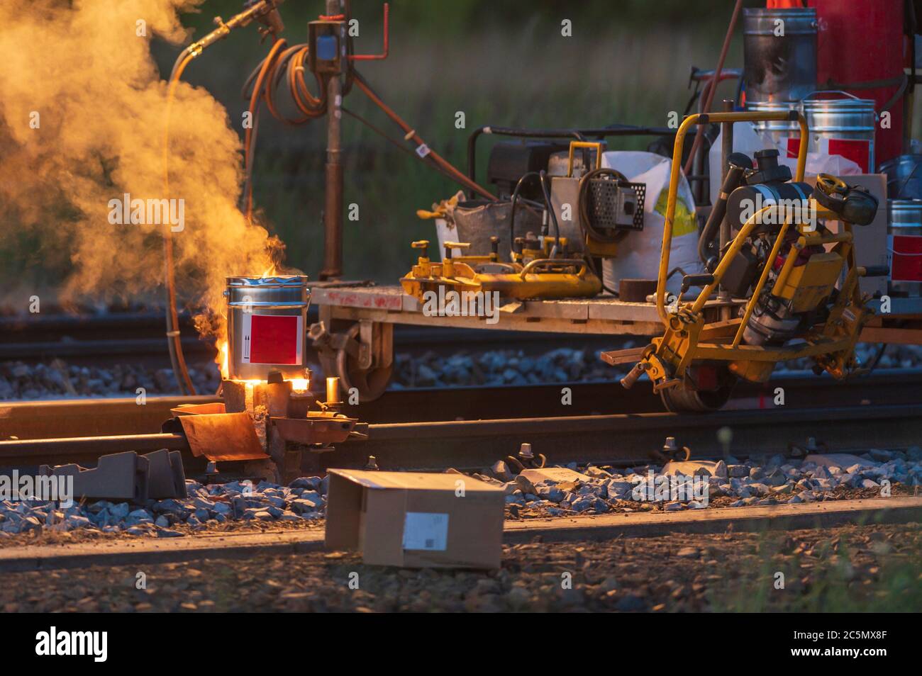 Railway welding hi-res stock photography and images - Alamy