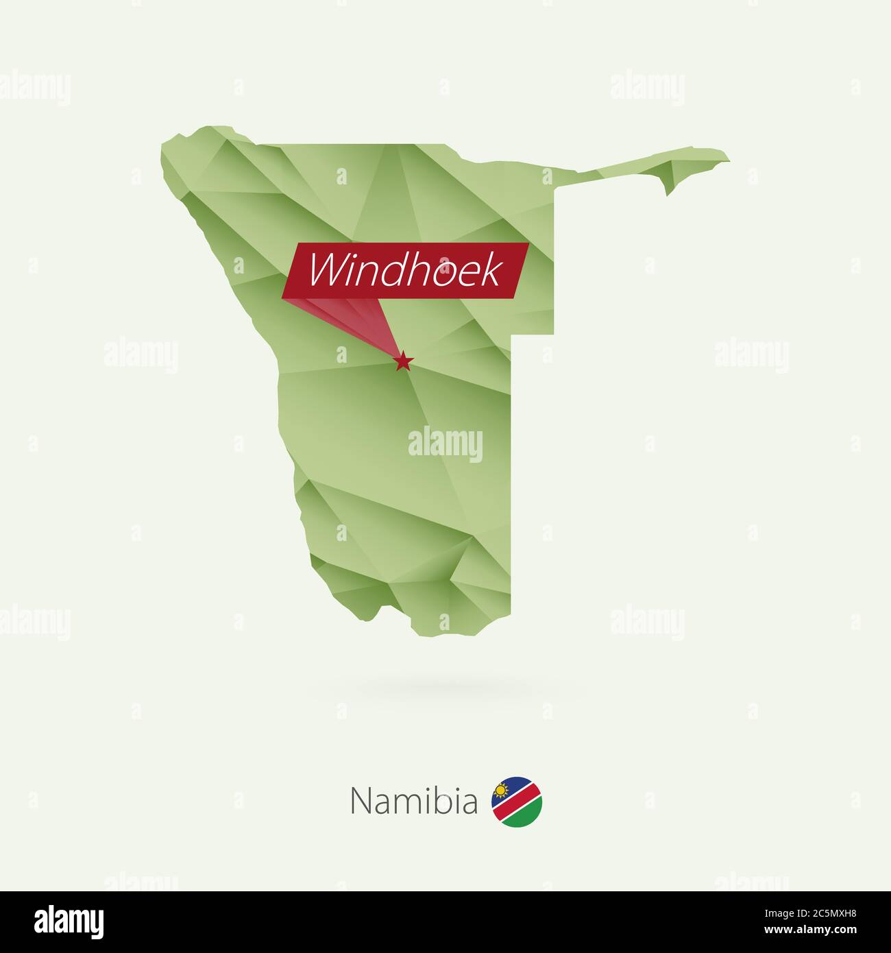 Map of windhoek hi-res stock photography and images - Alamy