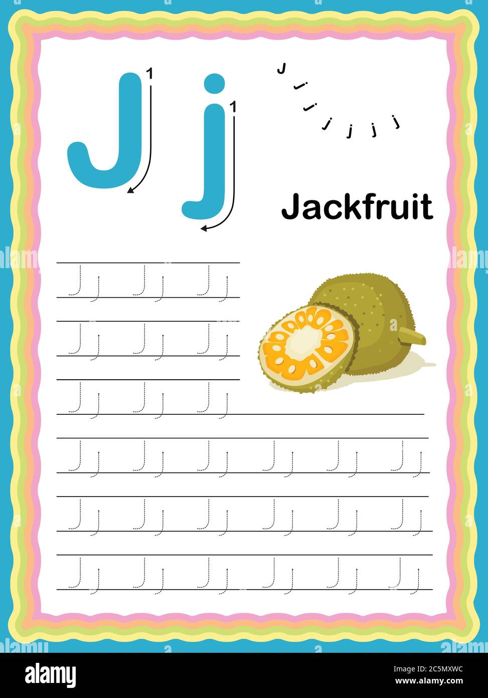 Uppercase And Lowercase Letter J