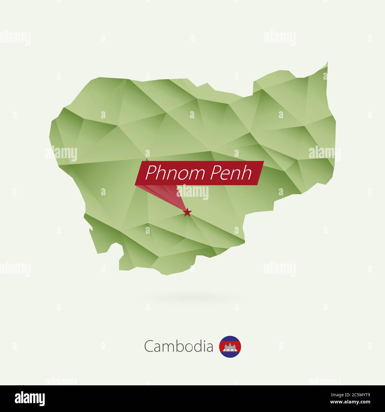 Phnom penh the cambodian capital Stock Vector Images - Alamy