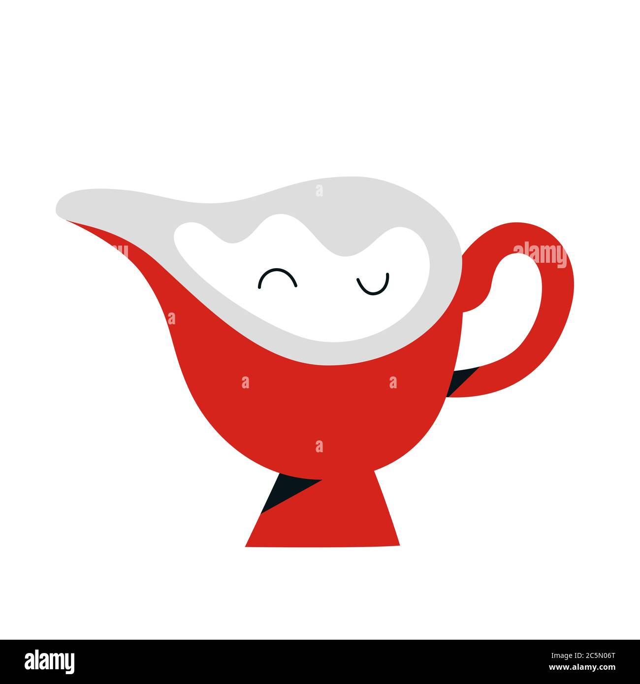 Milk tea sticker Cut Out Stock Images & Pictures - Alamy