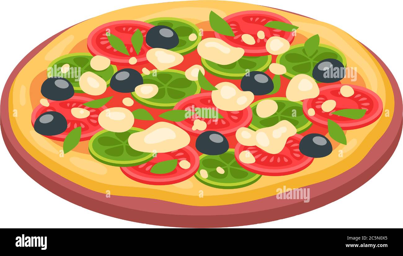 Top view delicious fast Stock Vector Images - Alamy