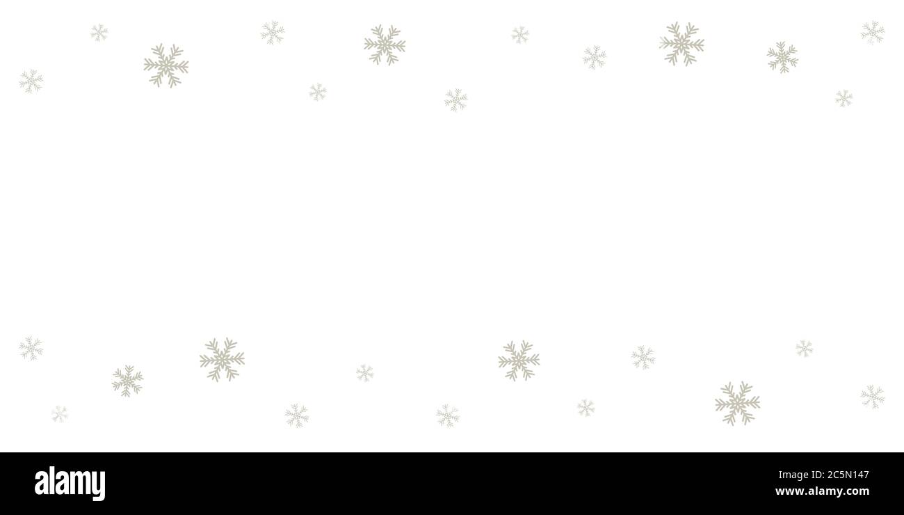 simple christmas banner with snowflake vector illustration EPS10 Stock ...