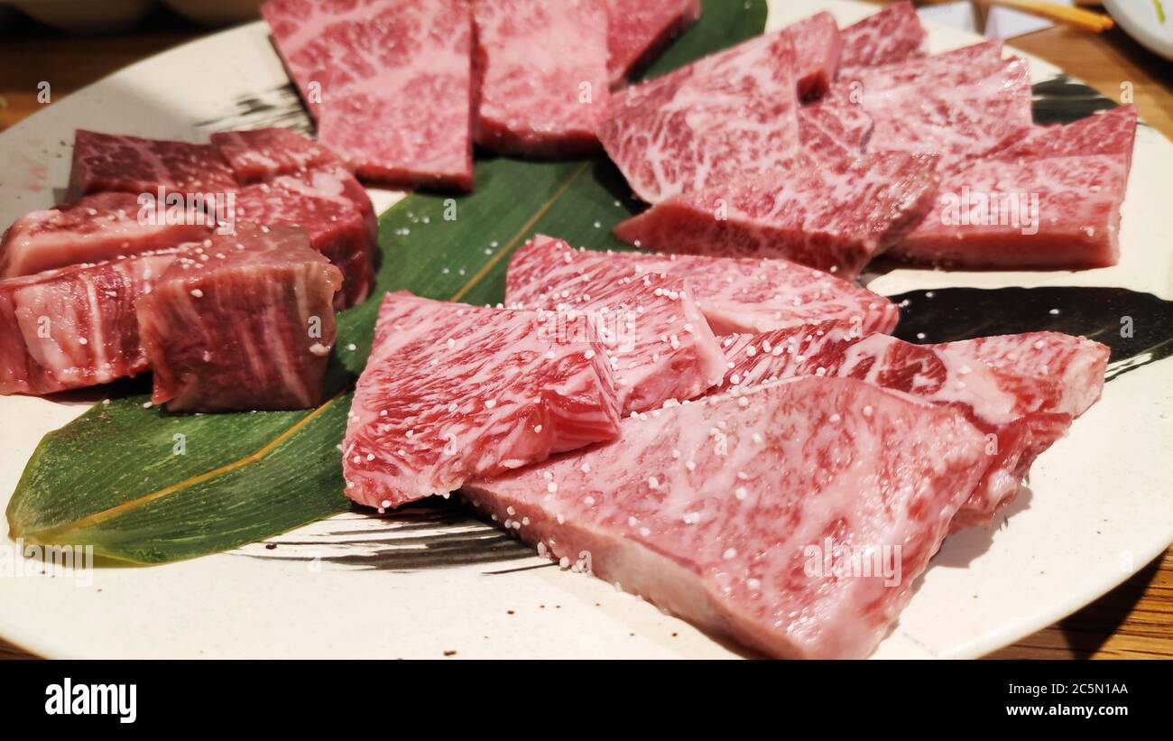 Freshness japanese wagyu sirloin hi-res stock photography and images ...