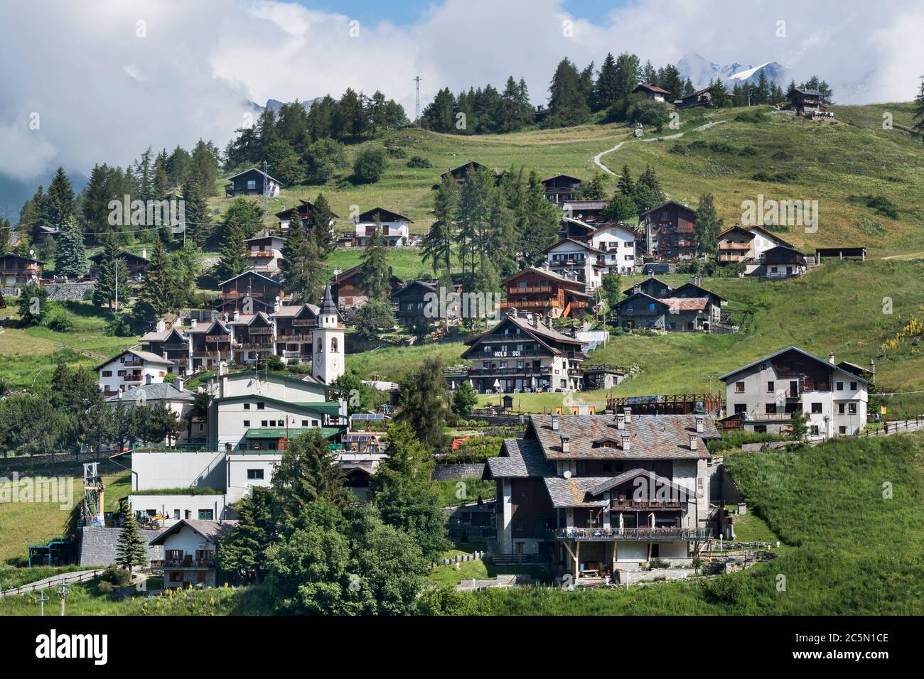 Mountain little village Stock Photo - Alamy