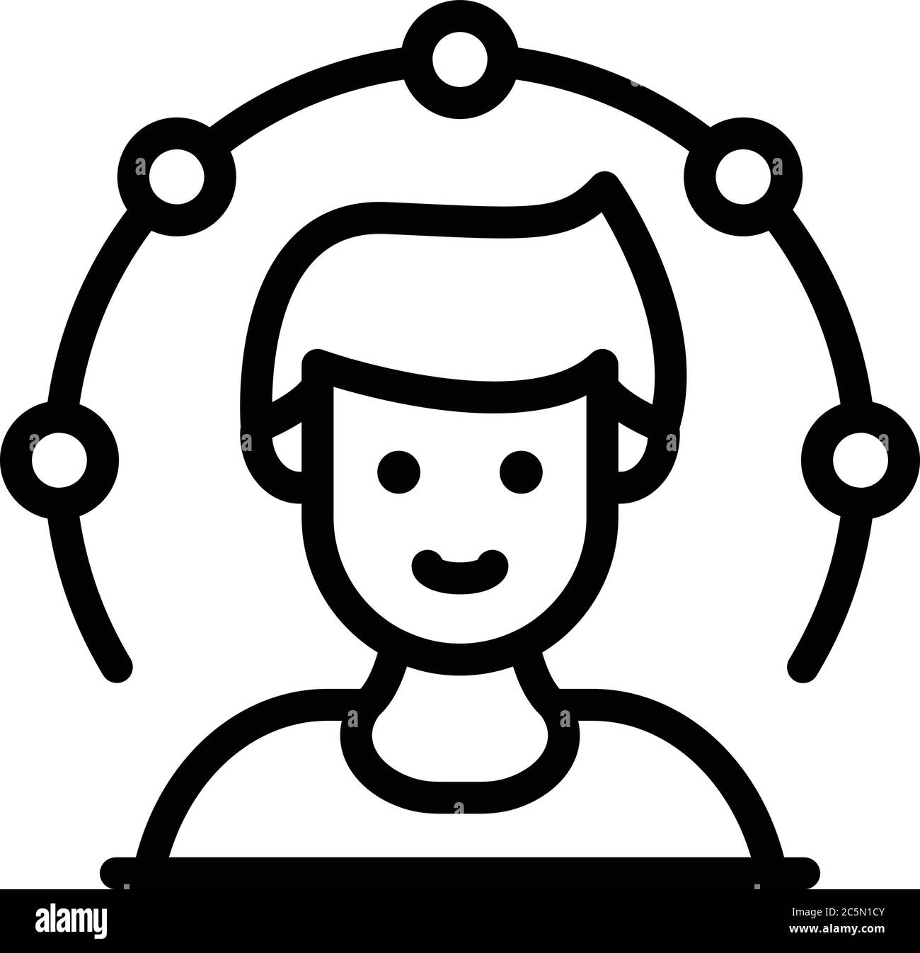 Advisory broker icon, outline style Stock Vector Image & Art - Alamy