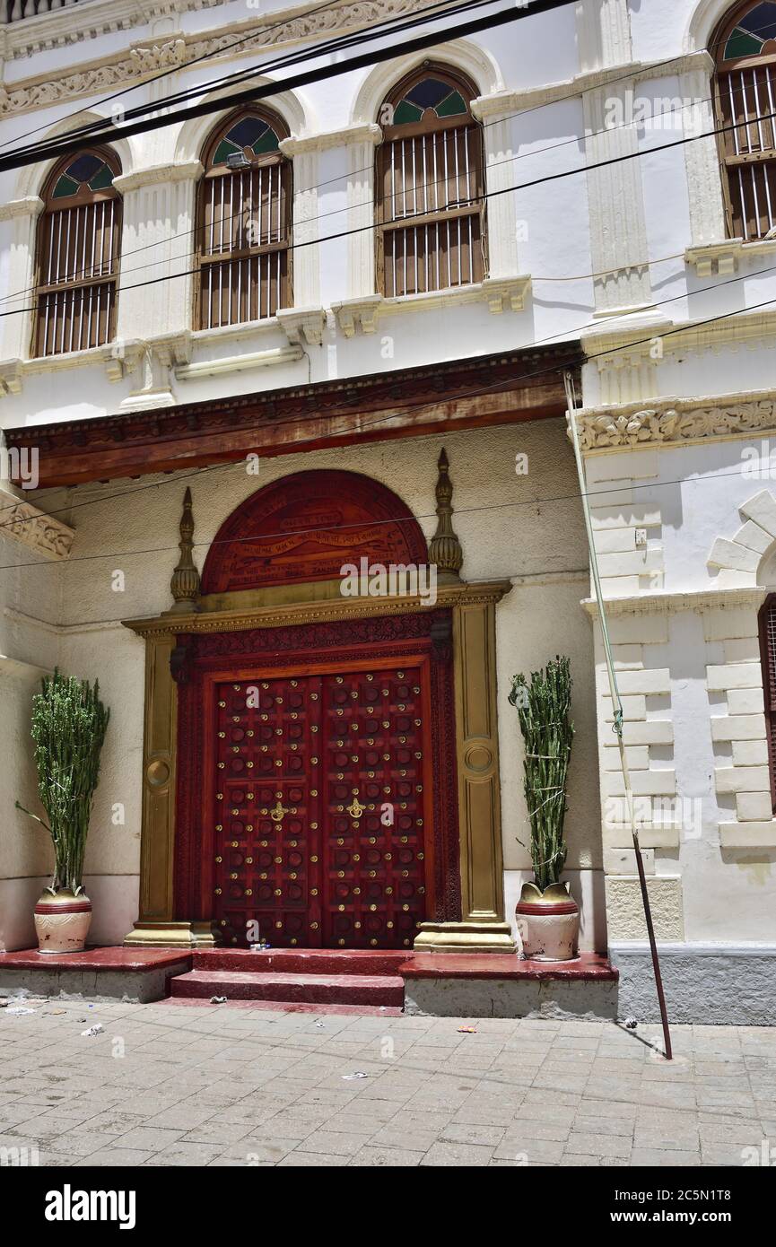 Stone Town, Zanzibar - October 7. 2019: Zanziba architecture. Ancient ...