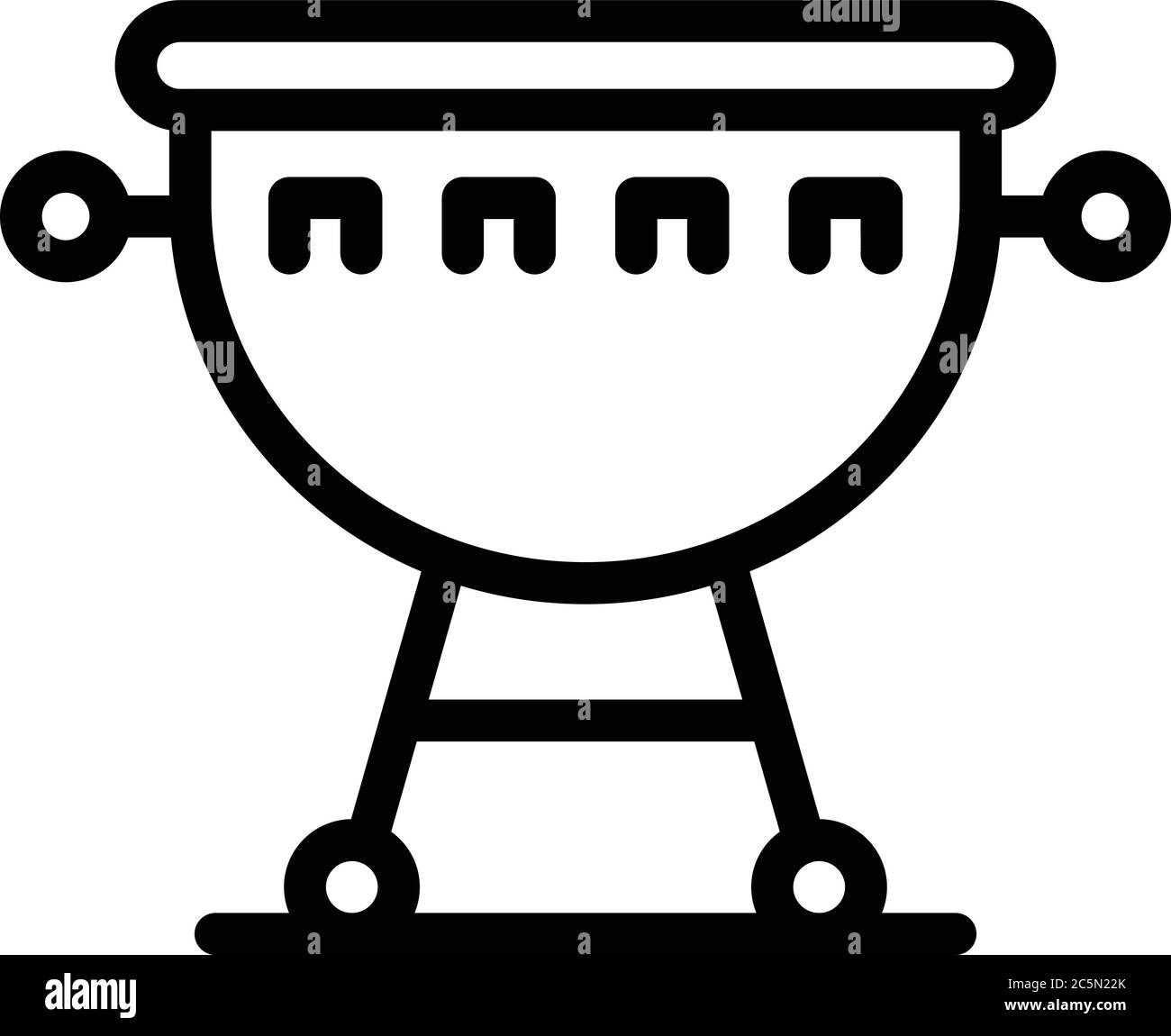 Mobile brazier icon, outline style Stock Vector Image & Art - Alamy