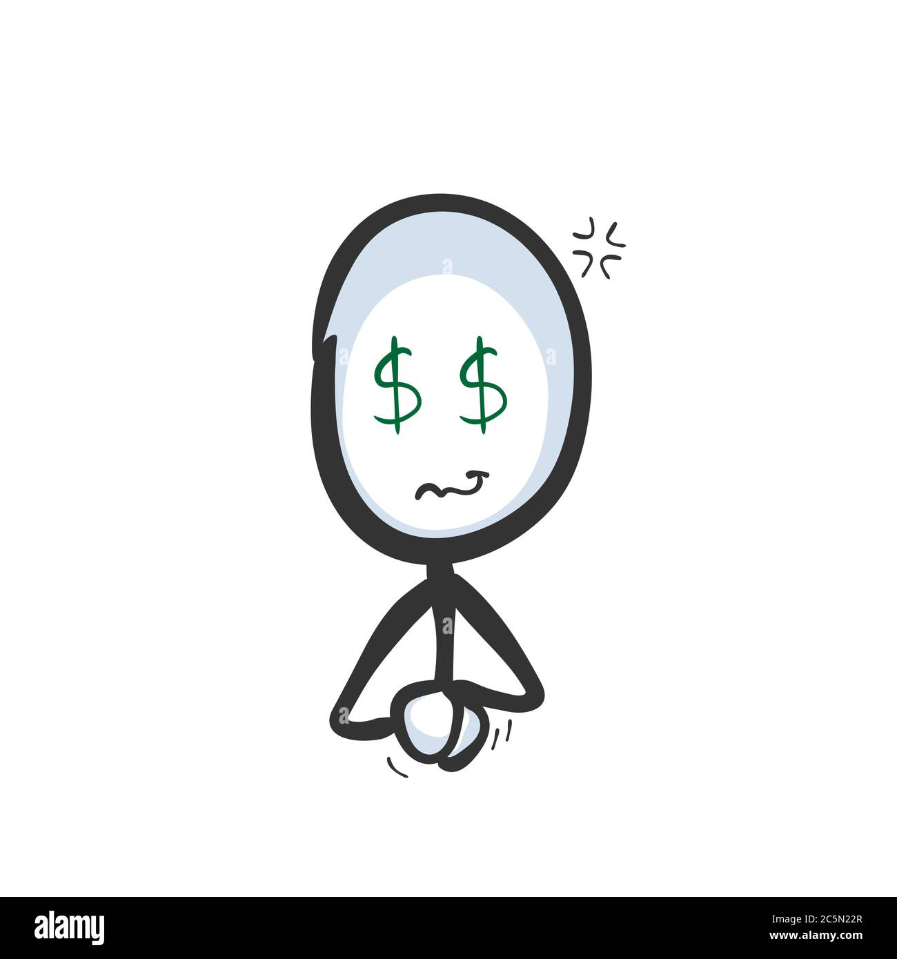 Greedy Man Clipart
