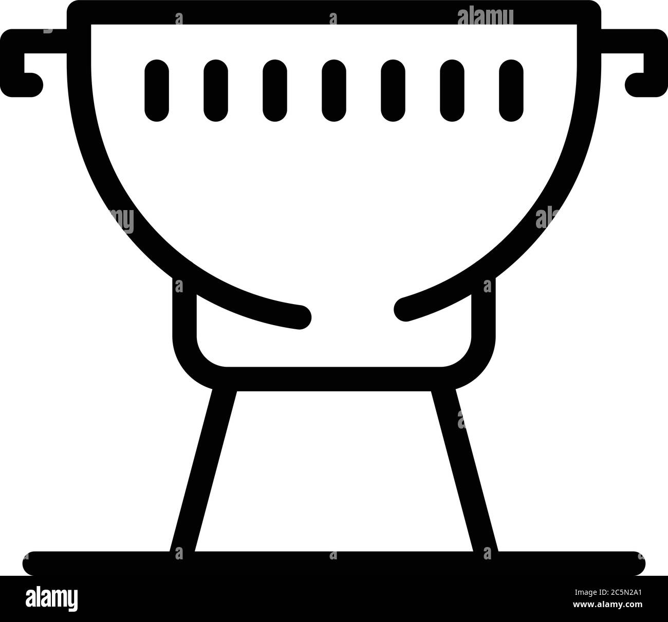Portable grill icon, outline style Stock Vector Image & Art - Alamy