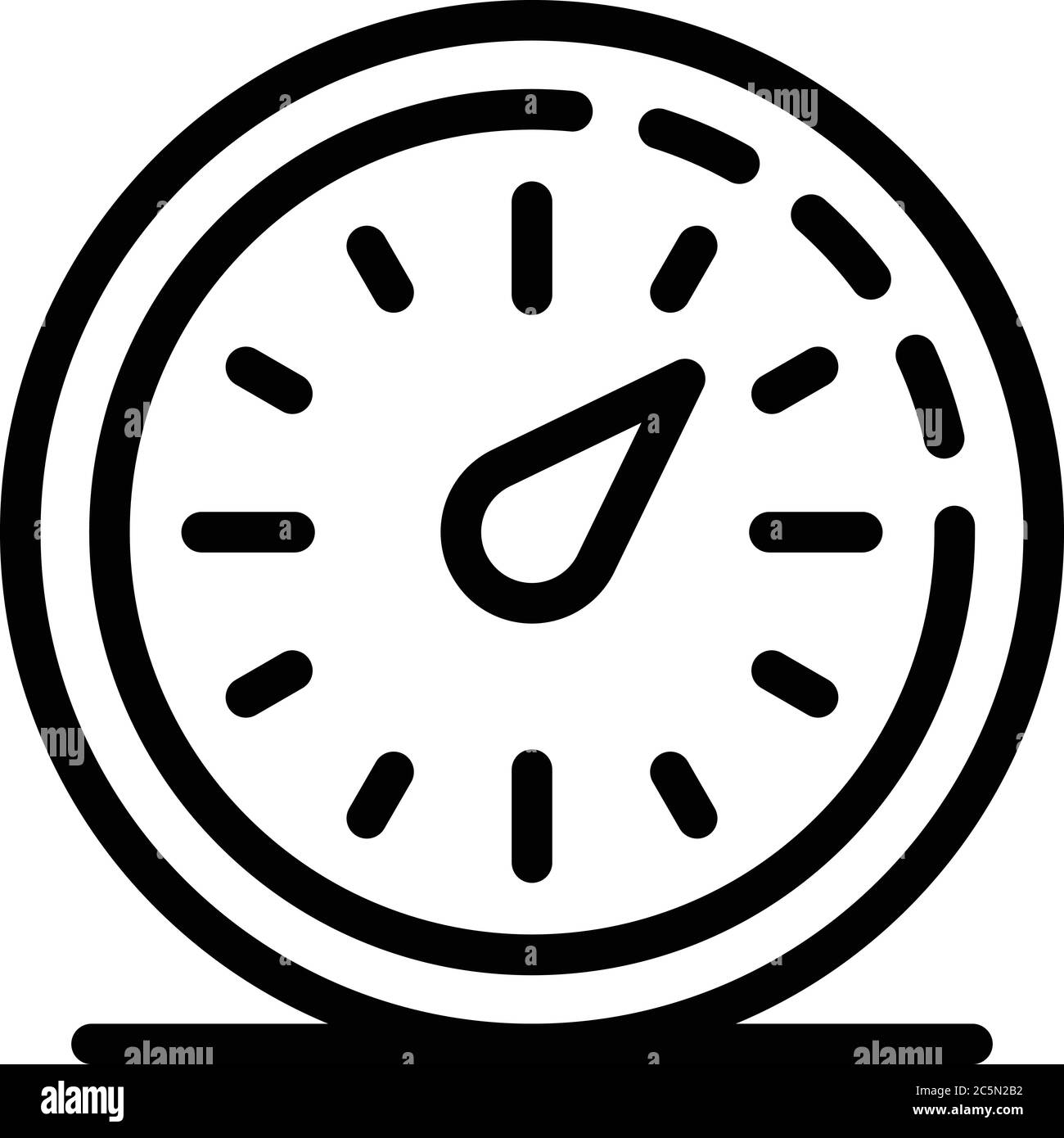 Stopwatch icon, outline style Stock Vector Image & Art - Alamy