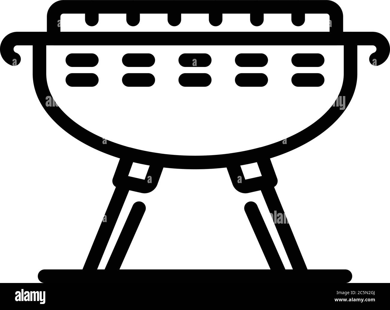 Barbeque stand Stock Vector Images - Alamy