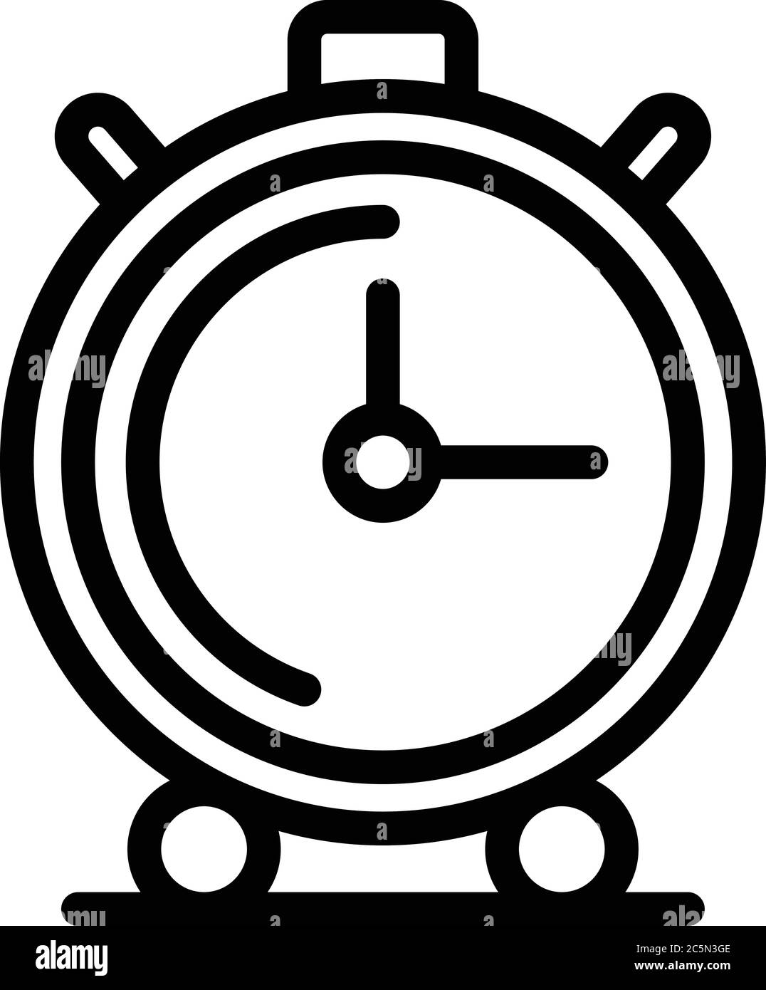 Timer icon, outline style Stock Vector Image & Art - Alamy