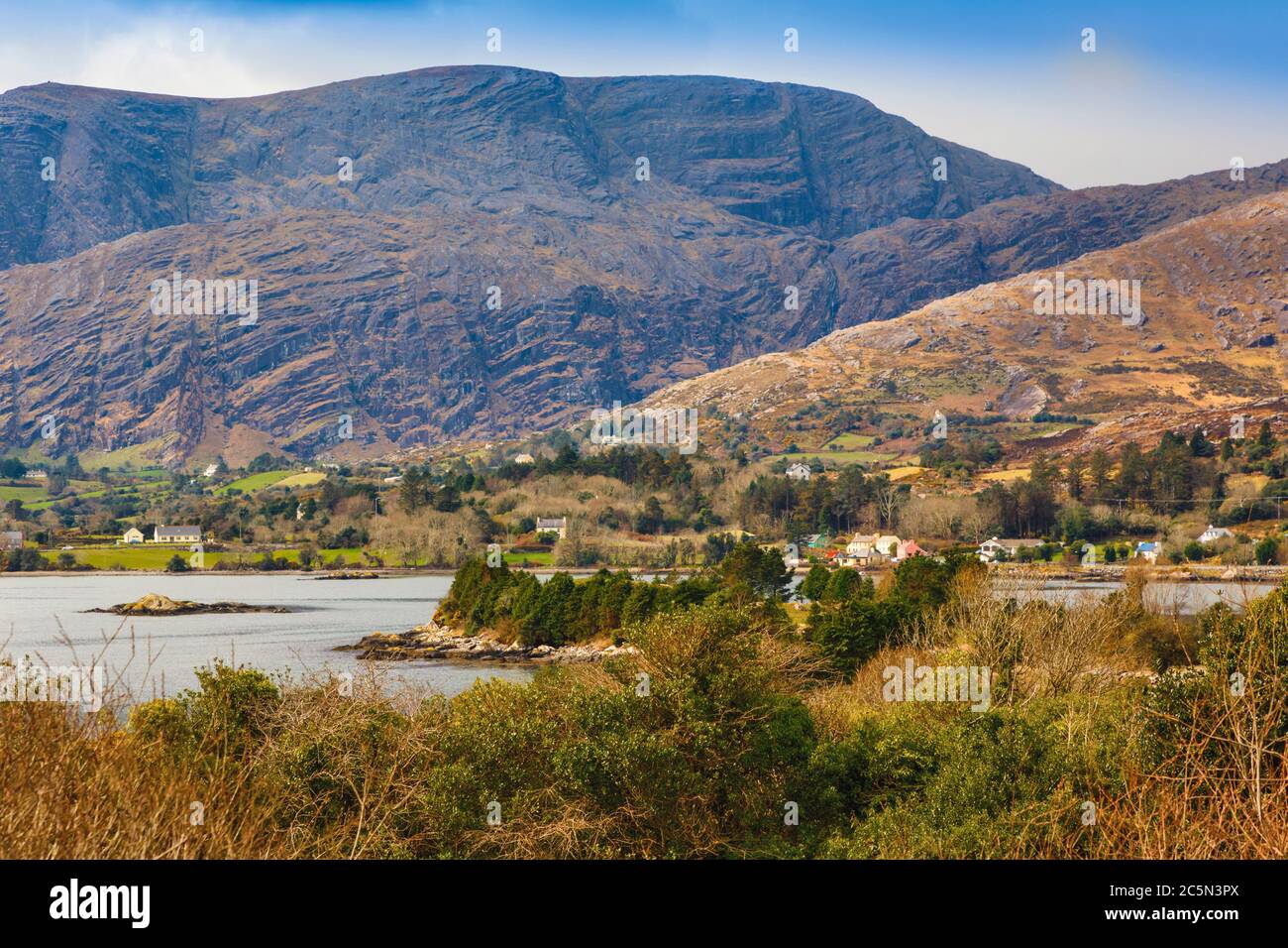 Adrigole Harbour on the Ring of Beara, County Cork, West Cork, Republic ...