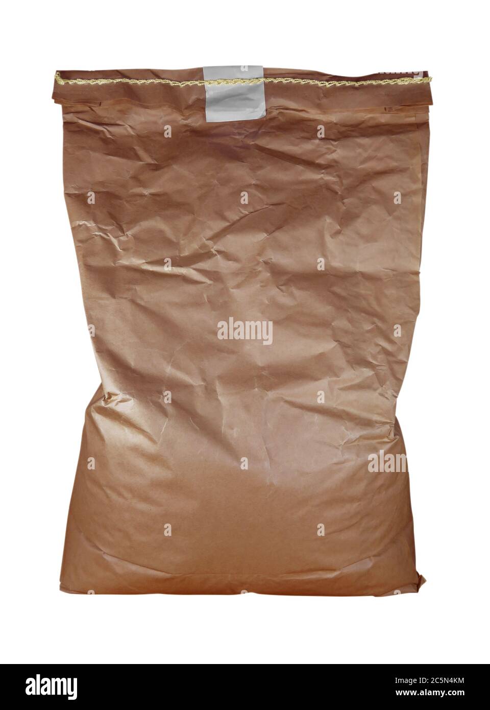 Brown Paper Bag isolated on a white background. Clipping path included ...