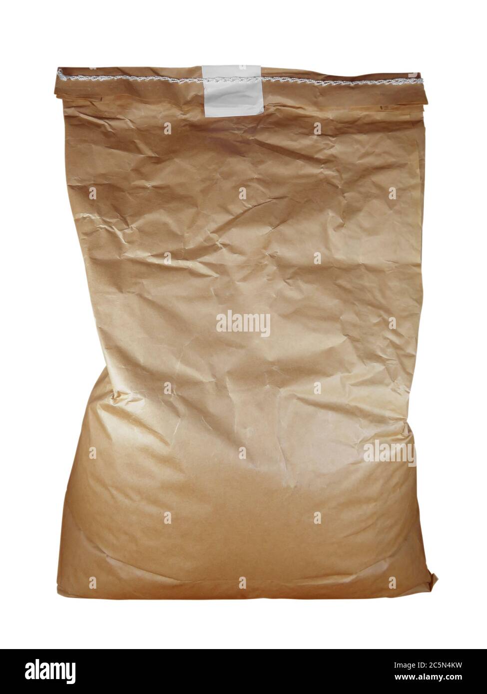 Brown Paper Bag isolated on a white background. Clipping path included ...