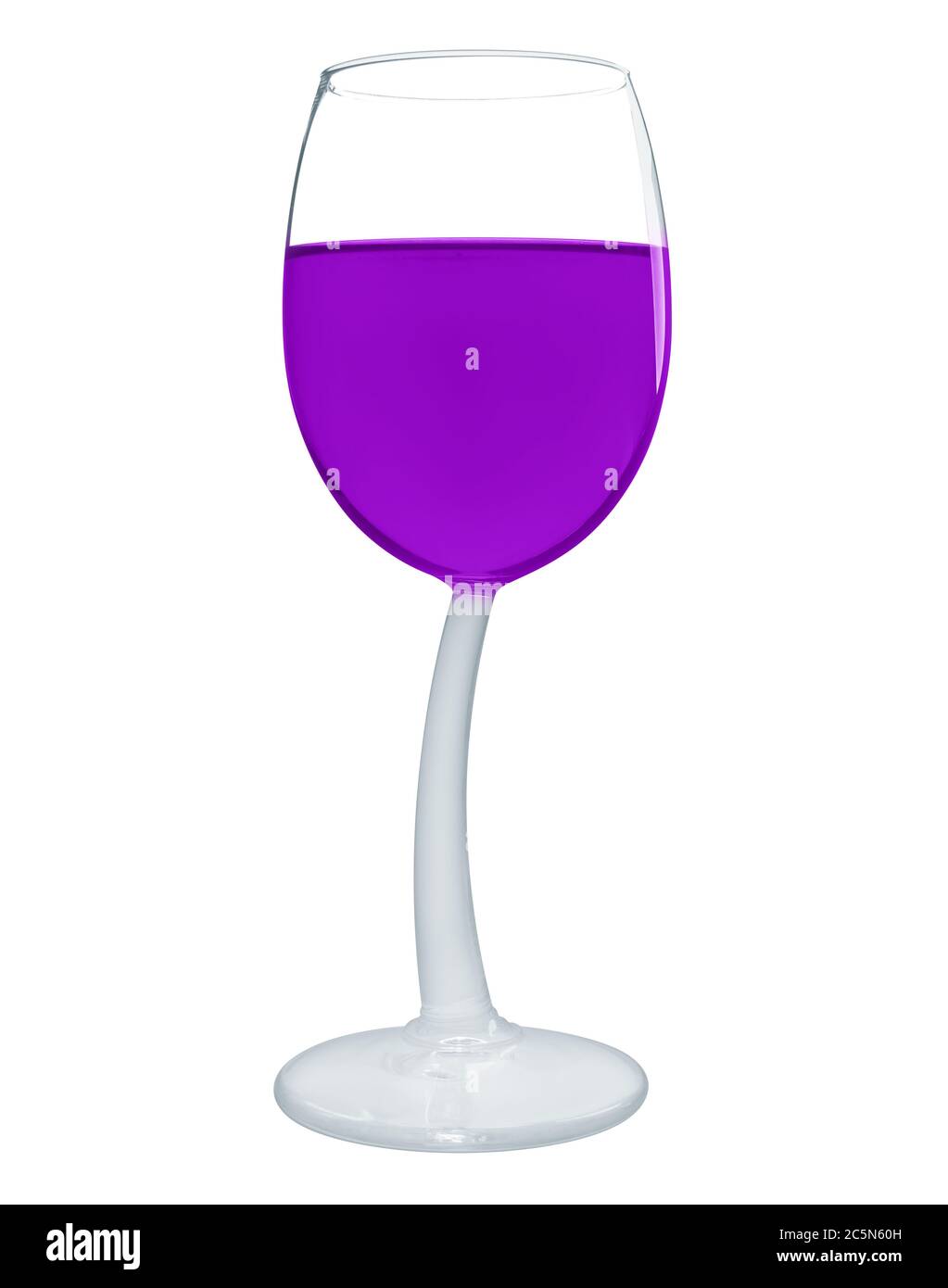 Cup of violet wine isolated on white with Clipping Path Stock Photo - Alamy