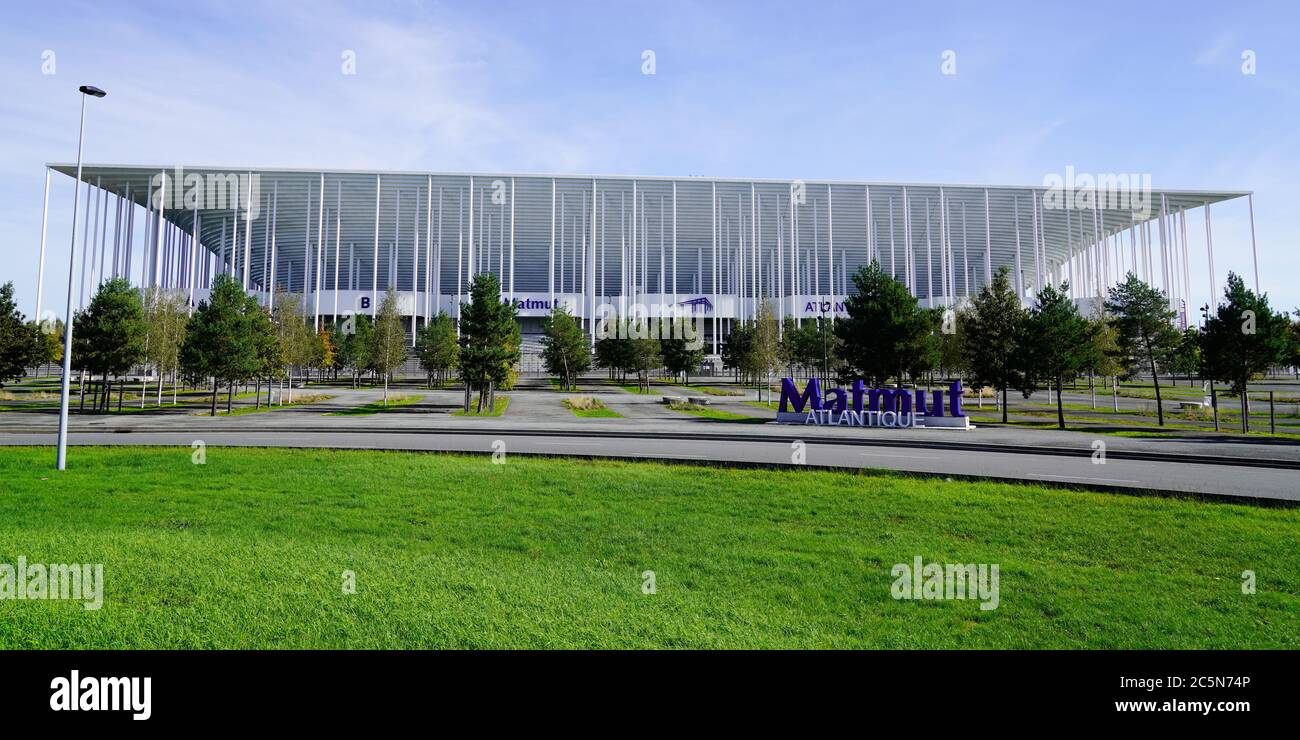 Bordeaux , Aquitaine / France - 10 25 2019 : Stade Matmut Atlantique ...