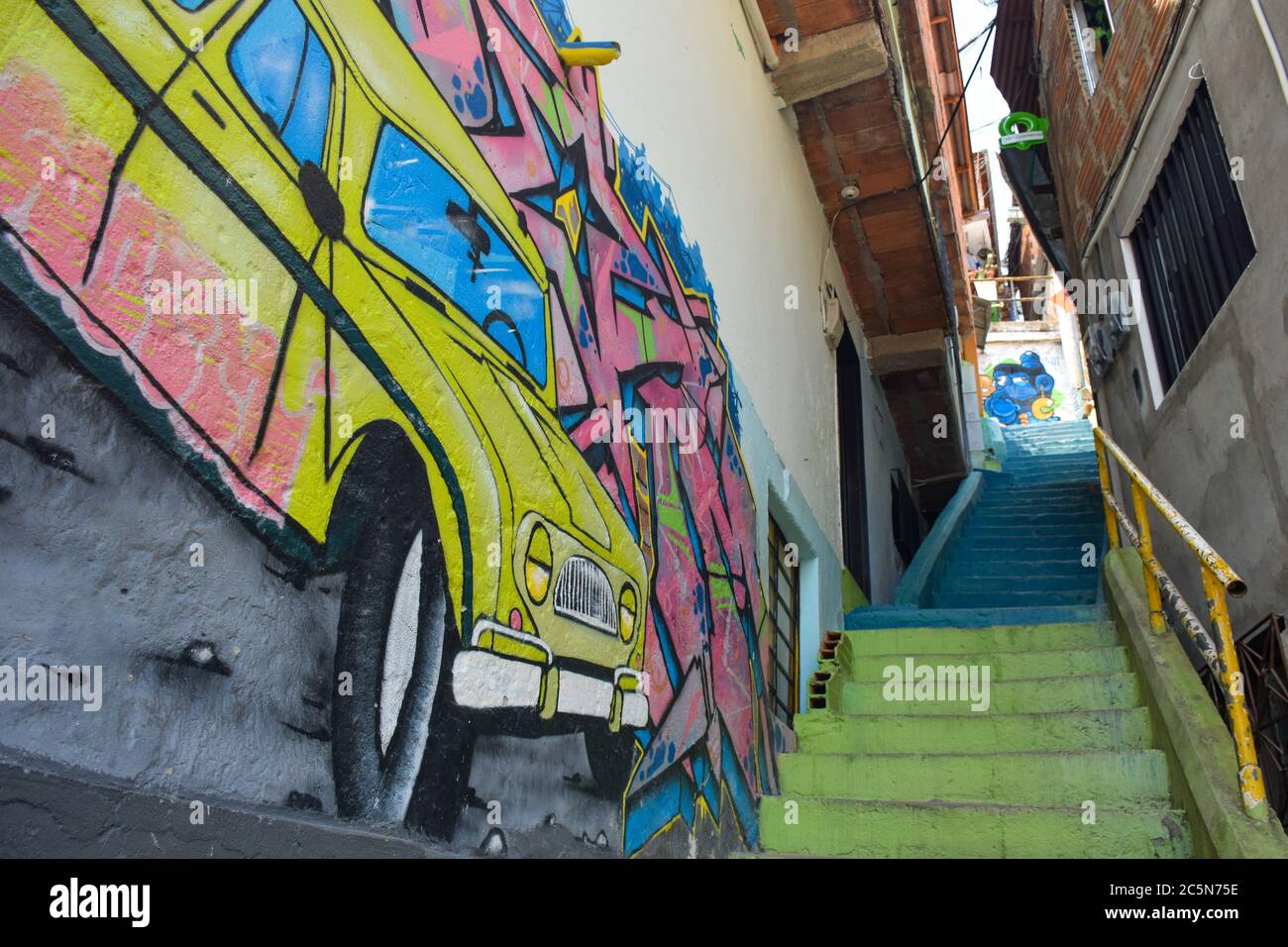 Comuna 13, Medellin, Colombia Stock Photo - Alamy