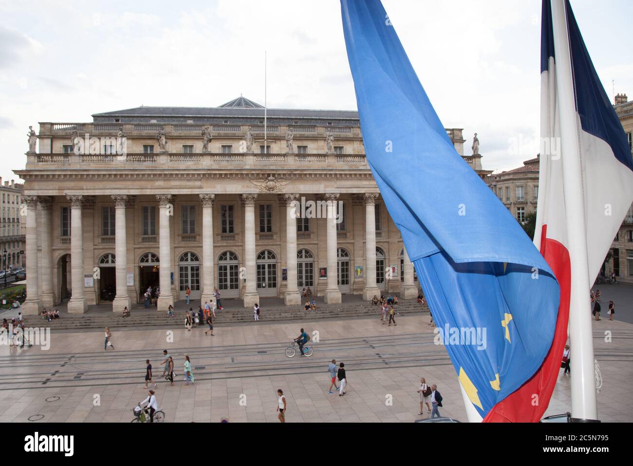 Bordeaux city flag hi-res stock photography and images - Alamy