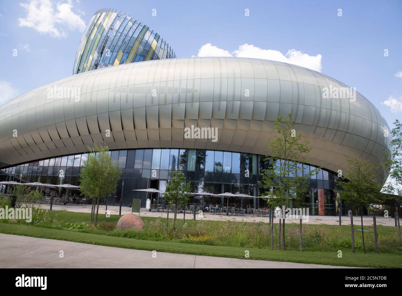 Bordeaux, Nouvelle Aquitaine / France - 06 20 2018 : Cite du Vin is the ...