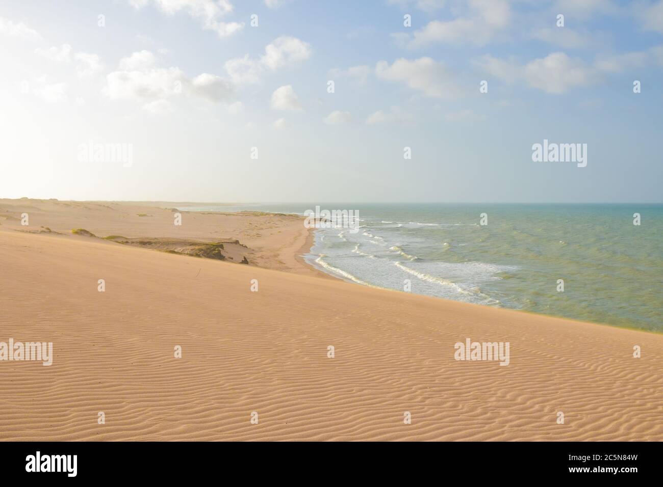 Sand dunes of Playa Taroa, La Guajira, Colombia Stock Photo - Alamy