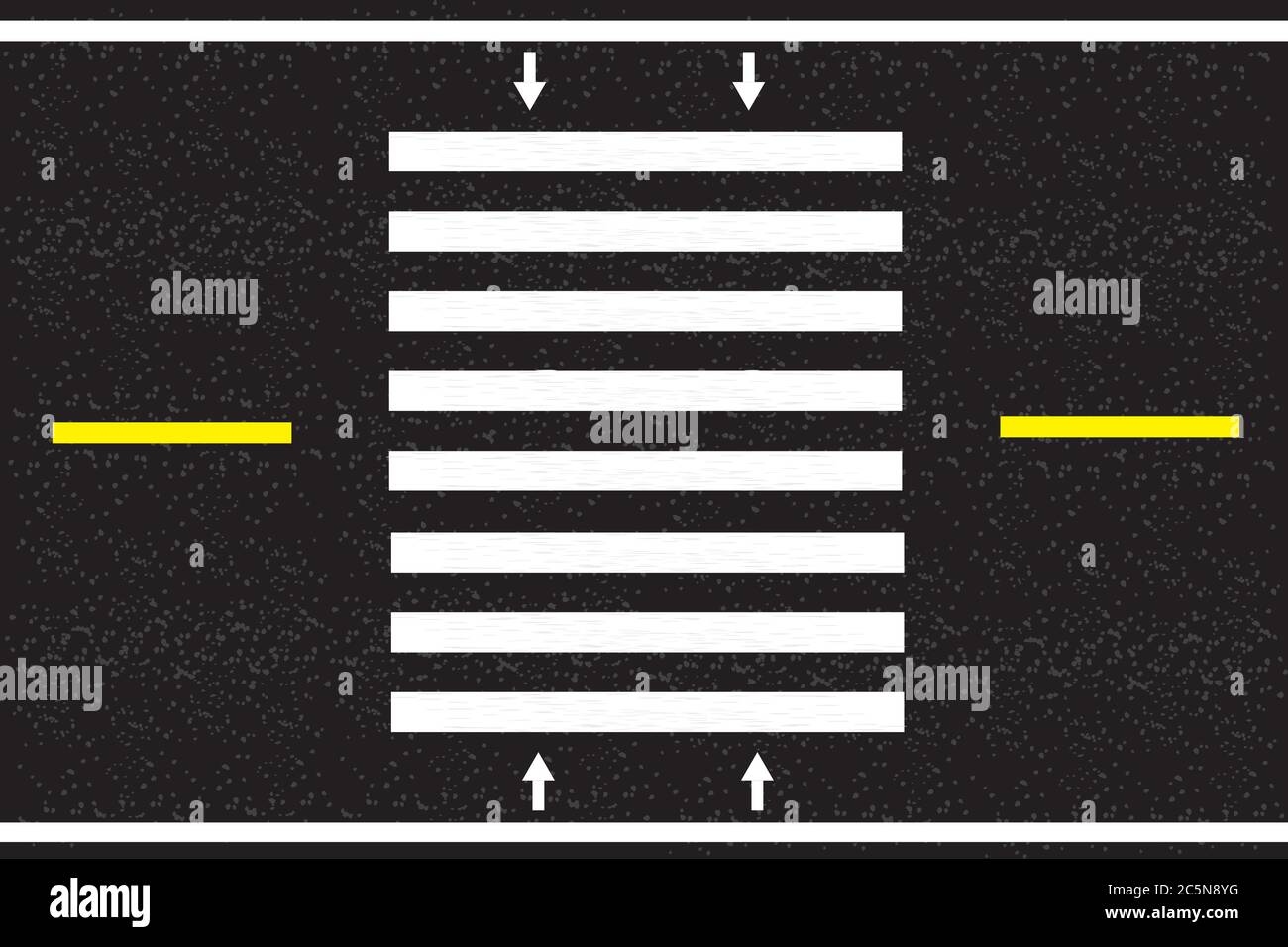 Crosswalk vector vectors hi-res stock photography and images - Alamy