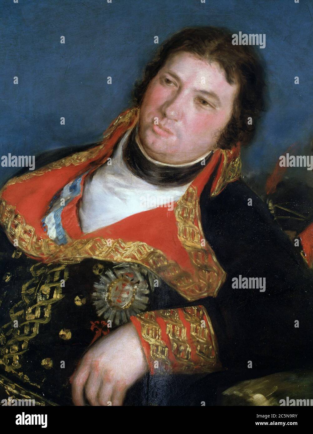 GODOY, MANUEL. POLITICO ESPAÑOL. CASTUERA 1767-1851. OLEO DE FRANCISCO ...