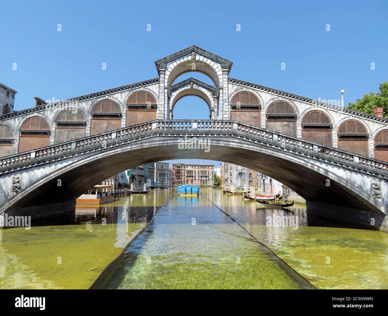 Miniature of Rialto bridge in Venice in the theme park "Italy in ...